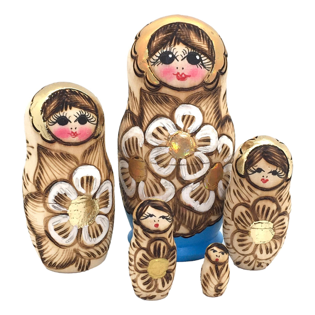 Nesting Dolls for Kids. Authentic Russian Stacking Dolls. Matryoshka