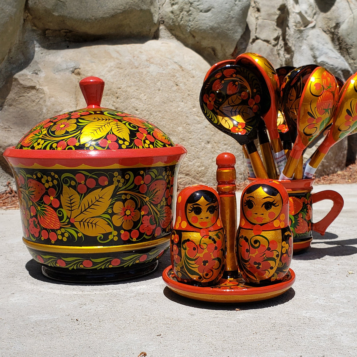 Buy Nesting Dolls for Kids Russian Spoons Gifts Souvenirs