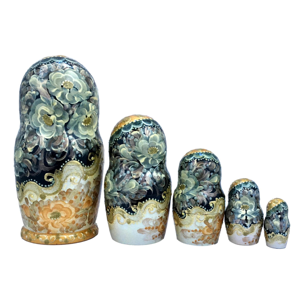 Princess Russian Nesting Dolls 5 Piece. Matryoshka for Sale.