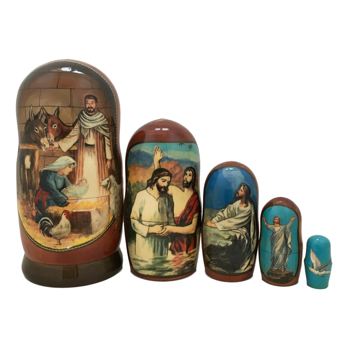 Buy Nativity Nesting Dolls. Christmas Matryoshka
