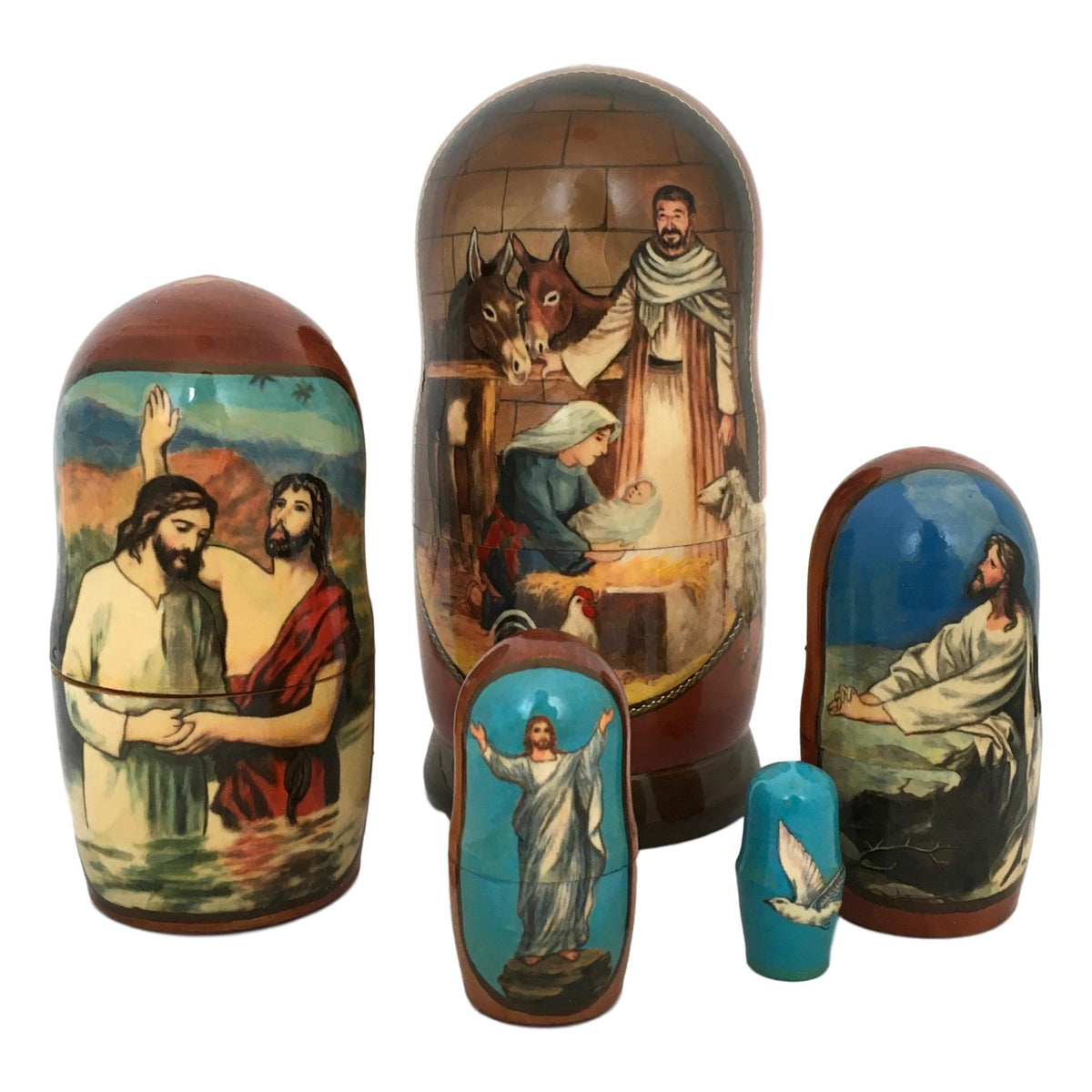 Buy Nativity Nesting Dolls. Christmas Matryoshka
