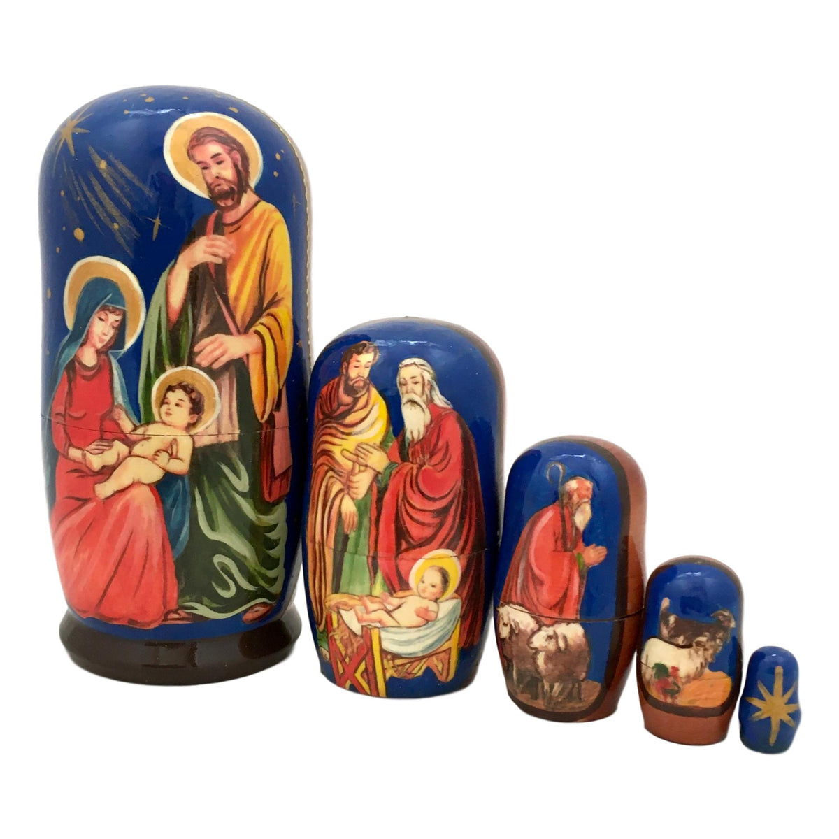Buy Nativity Matryoshka Dolls 4” Tall