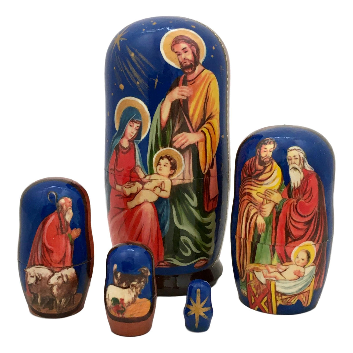 Buy Nativity Matryoshka Dolls 4” Tall